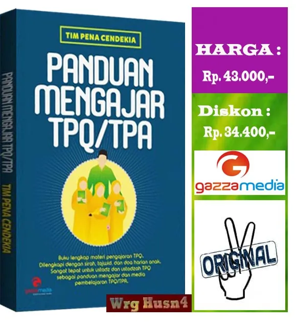 Buku Panduan Mengajar TPQ/TPA | Lazada Indonesia