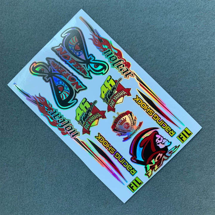 สำหรับYAMAHA 46 Rossiหมวกนิรภัยรถมอเตอร์ไซค์มอเตอร์ไบค์Motorcrossสติกเก ...