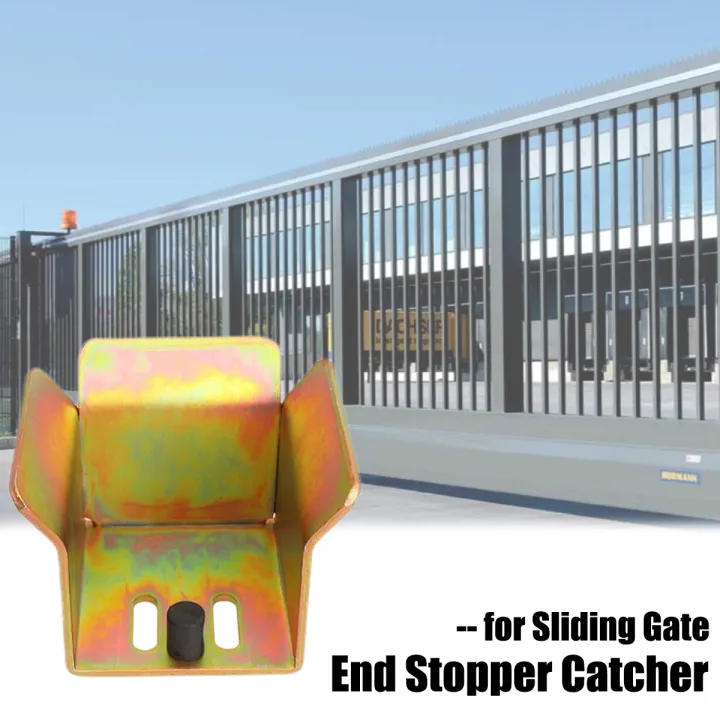 1PC Sliding Gate Door Hardware End Stopper Catcher for Sliding Driveway ...
