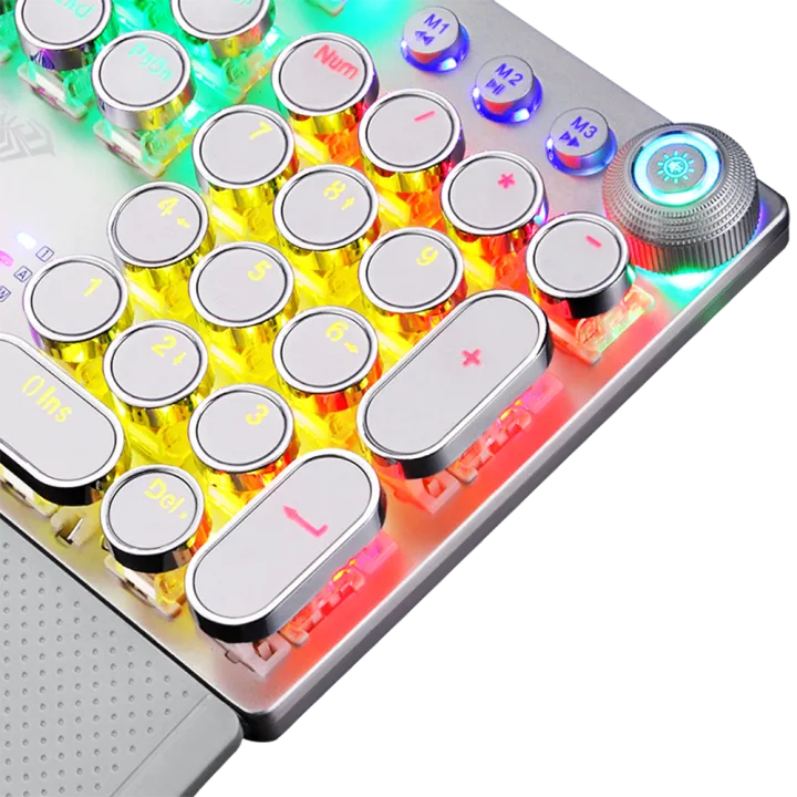 AULA F2068 F2088 87 104 keys Computer gaming mechanical keyboard LED ...