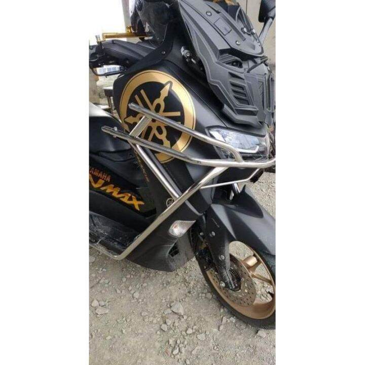 RMG 304 PURE STAINLESS BLACK CRASH GUARD FOR NMAX 2020 2021 | Lazada PH