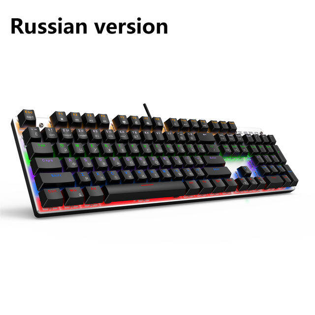 Gaming Mechanical Keyboard, 87104 Keys Red Switch Backlight Keyboards ...