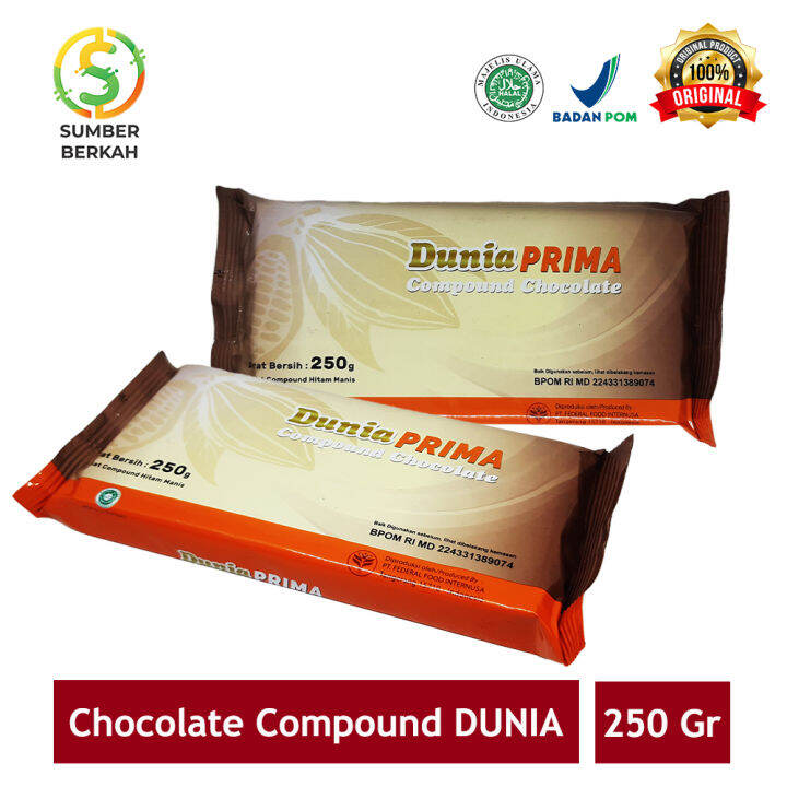 Coklat Batang Dunia Prima Compound 250 g Compound Chocolate | Lazada ...