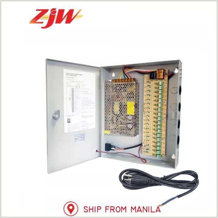 ZJW 18 Channel 12V 20A Fused Centralized Distributed Power Supply Power ...