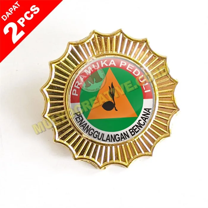 Pin Logo Pramuka Peduli Pin Bros dan Wing Pramuka Peduli Lencana Pin ...