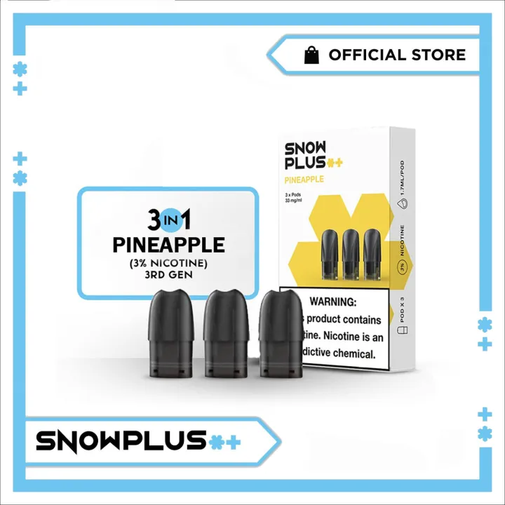 (Snowplus) 3 in 1 Pineapple Pods 3.0 | Lazada PH