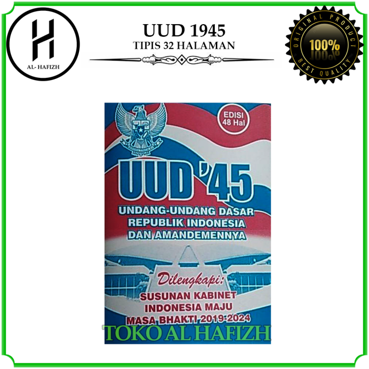 Buku UUD 45 Edisi 48 Halaman Kertas Buram (CD) | Lazada Indonesia