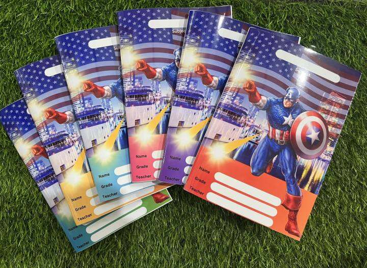 Captain America Writing Notebook Composition Notebook for Kids Notebook ...