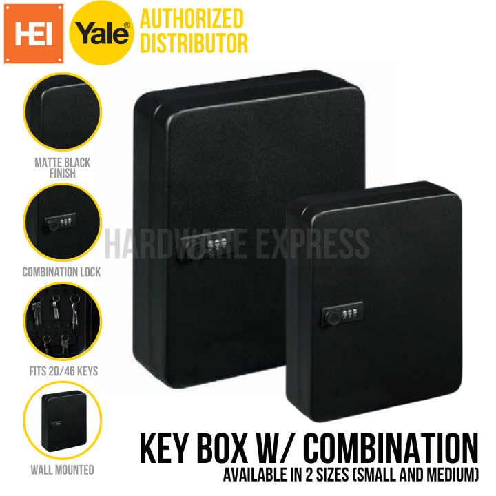 Yale Key Box with Combination Lock (Fits 20 or 46 Keys / Wall Mounted ...