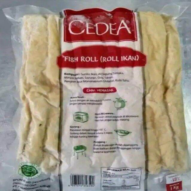 CEDEA Fish Roll 1 kg ( isi kurang lebih 40 pcs )/ Nugget Ikan Gulung ...