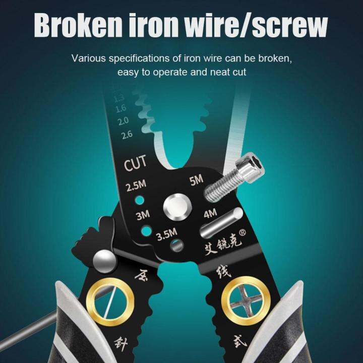 Wire Stripper Wire Crimper CutterCable Stripper Crimper Coaxial Cable ...