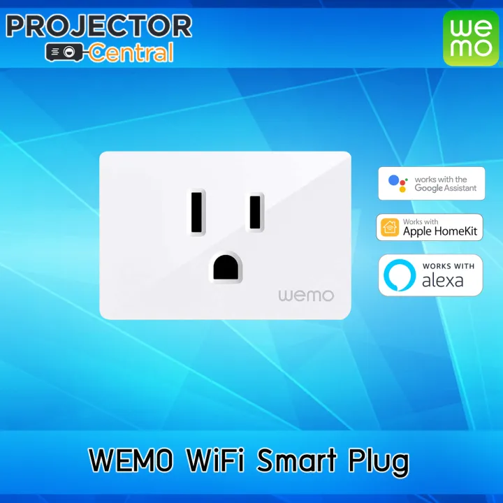 Wemo Smart Plug (Simple Setup Smart Outlet for Smart Home, Control ...