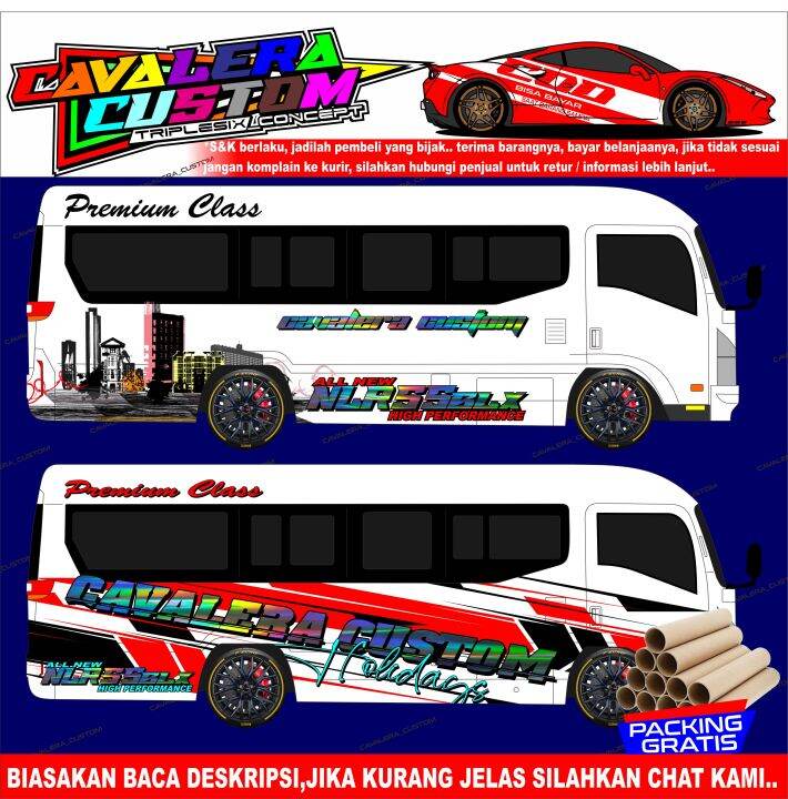 sticker decal elf NLR 55 BLX full body | Lazada Indonesia