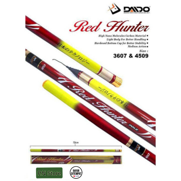 JORAN TEGEK DAIDO RED HUNTER 360 450 PANCING | Lazada Indonesia