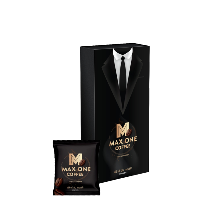 Max One Coffee กาแฟสำหรับท่านชาย 1 กล่อง (บรรจุ 10 ซอง แถมฟรีอีก 1 ซอง ...