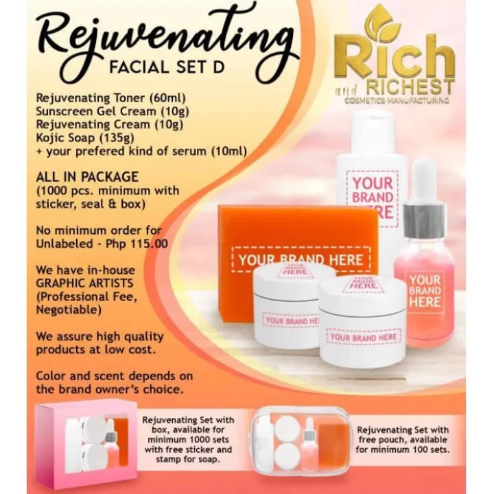 Rich and Richest Rejuvenating With Serum Facial Set | Lazada PH