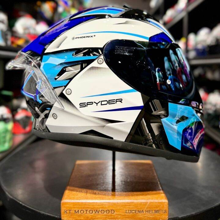 【COD】 SPYDER Phoenix S2 Full Face Single Visor Helmet w/ FREE EXTRA ...