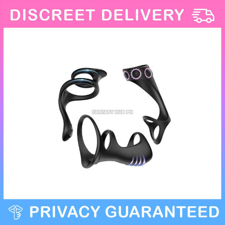 Male Ring A29 Double Cock Delay Premature Ejaculation Penis Safe