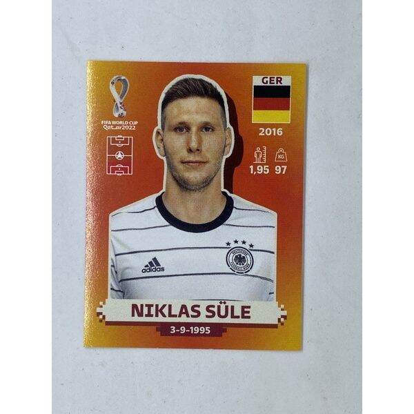 Niklas Sule สติ๊กเกอร์สะสม ฟุตบอลโลก world cup 2022 Germany ของสะสมทีม ...