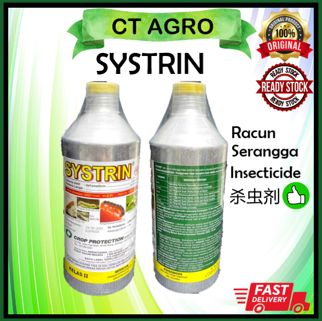 SYSTRIN 1Liter Racun Serangga Deltamethrin 2.8% Racun Serangga Pengorek ...