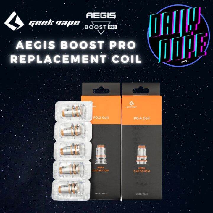 {Legit} AEGIS BOOST PRO OCC Coil P Series P0.2 Coil P0.4 Replacement By ...