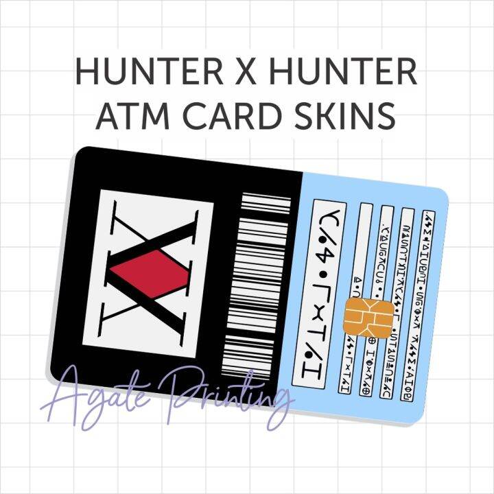 HUNTER X HUNTER LICENSE ATM BEEP DEBIT BANK Card Skins Stickers | Lazada PH