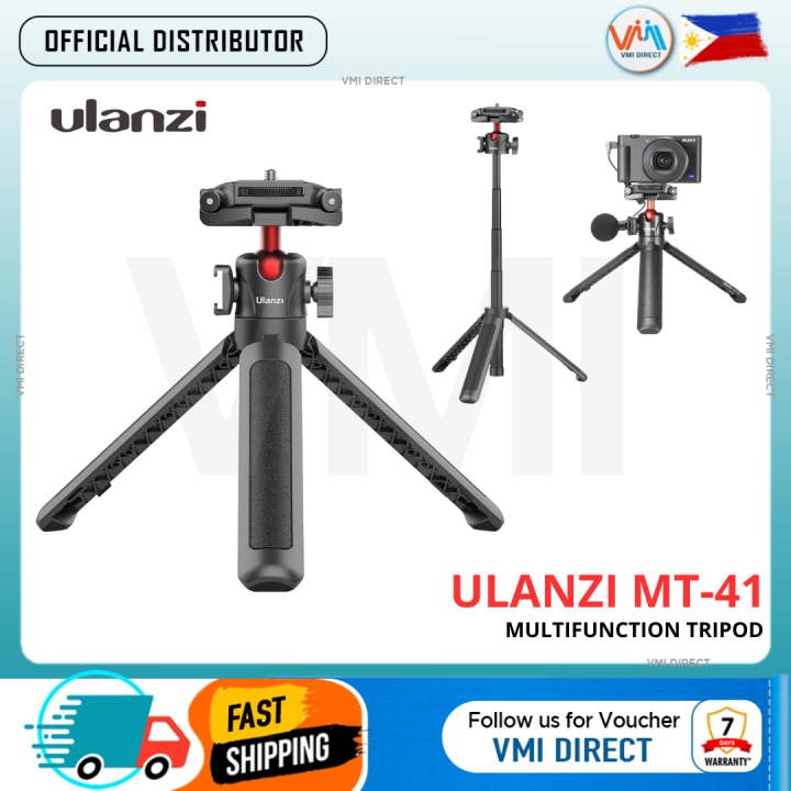 Ulanzi Multifunction MT-41 2in1 Adjustable Mini Tripod with 4 Sections ...
