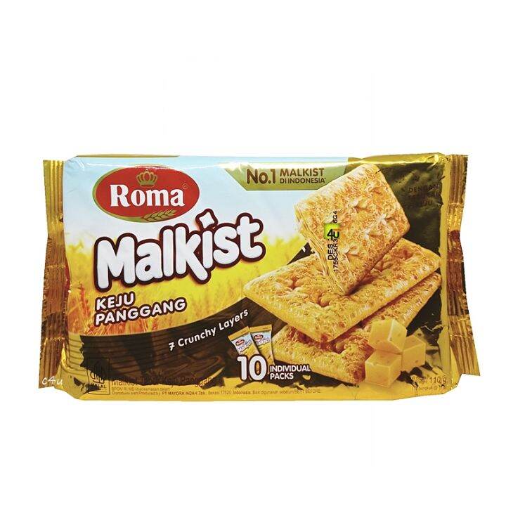 ROMA Malkist Keju Panggang - 110 gr | Lazada Indonesia