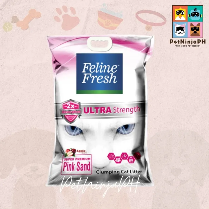 Feline Fresh Premium Fine Pink Sand Cat Litter 10L | Lazada PH