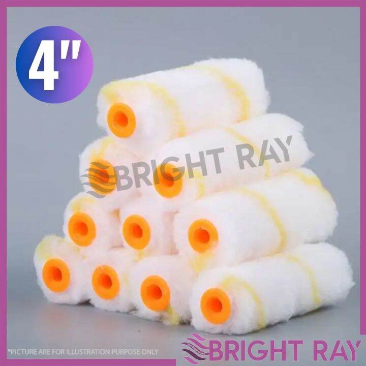 4" High Quality Paint Roller Refill Solvent Base Roller Berus Cat ...