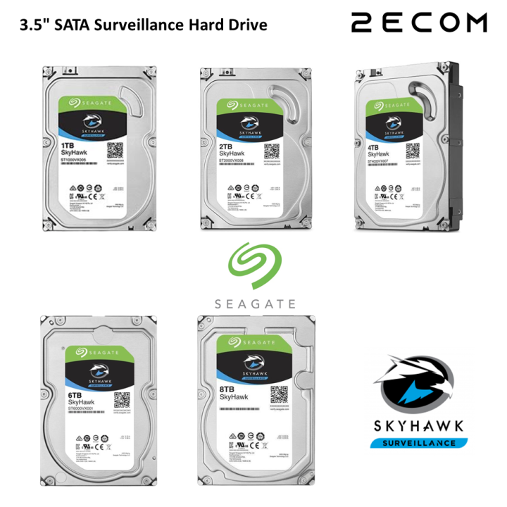 Seagate Skyhawk Surveillance Harddisk hard drive 1tb 2tb 4tb 6tb 8tb Harddisk for CCTV Use ...