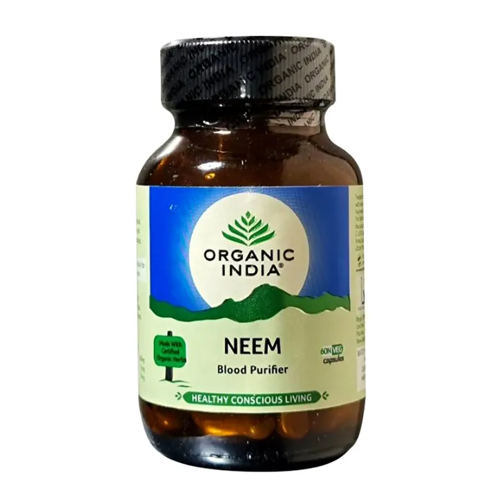 Natural Efe | Organic India Neem - Blood Purifier | 60 Capsules ...