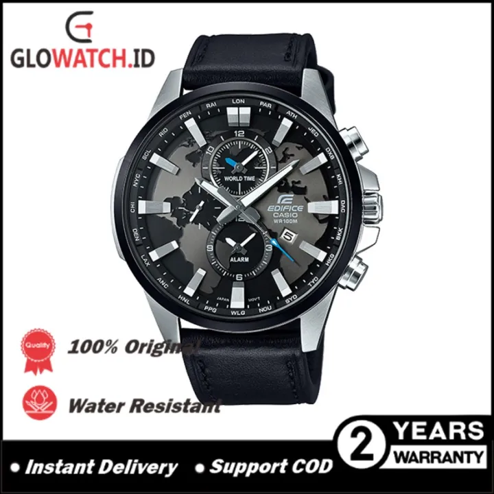 Jam Tangan Pria Edifice EFR-303L-1AV / EFR303L-1AV Leather Original ...