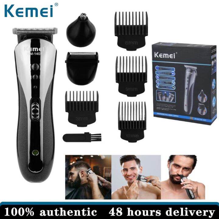 Kemei 3 In 1 Men's Trimmer wireless Electric Hair Clipper Beard/Nose ...