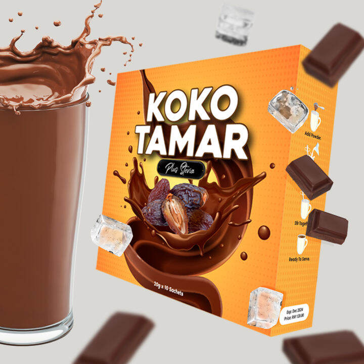 Koko Tamar ( 10 sachet ) Minuman Menurunkan Kolestrol / minuman stamina ...