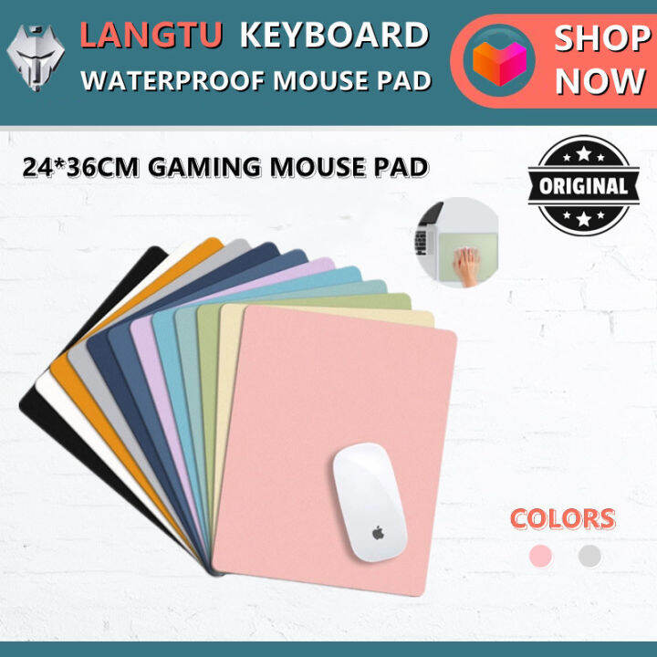 24*36cm gaming mouse PUpad computer pad waterproof desk pad double ...