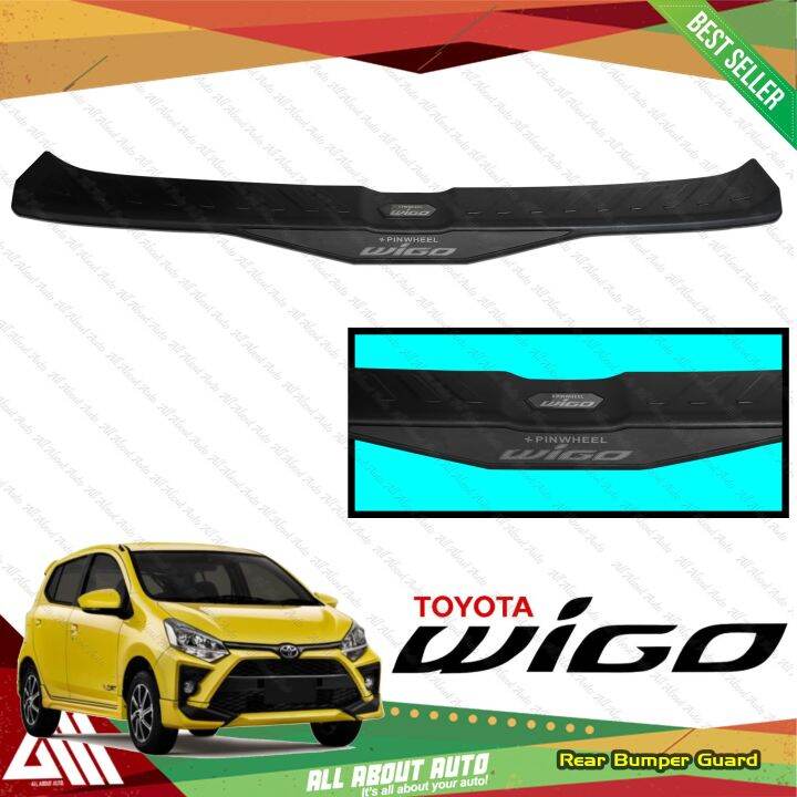 Toyota Wigo 2018-2022 Gen 2 Rear Bumper Step Sill / Rear Bumper Guard ...