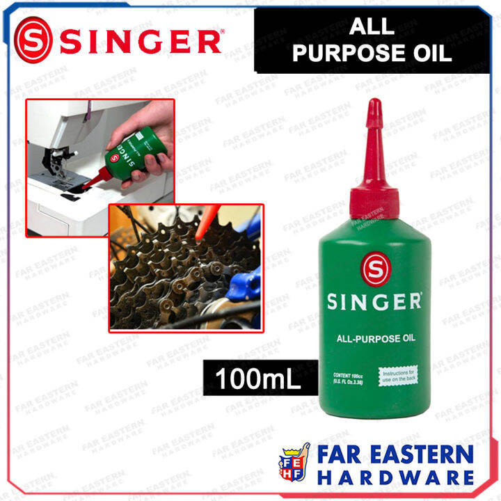 SINGER All-Purpose Multi-Purpose Oil Lubricant 100mL | Lazada PH