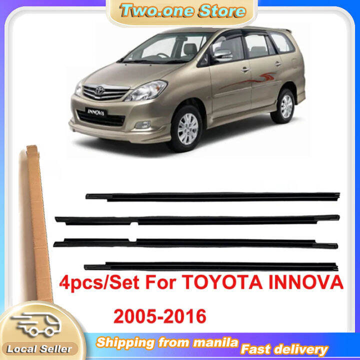 Universal Toyota Innova 2005-2015 Car Door Window Weatherstrips Trim ...