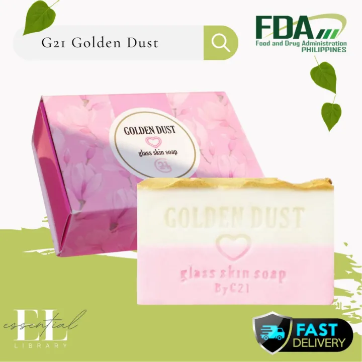 G21 Golden Dust Soap Original Glass Skin Soap Organic Soap FDA Approved ...
