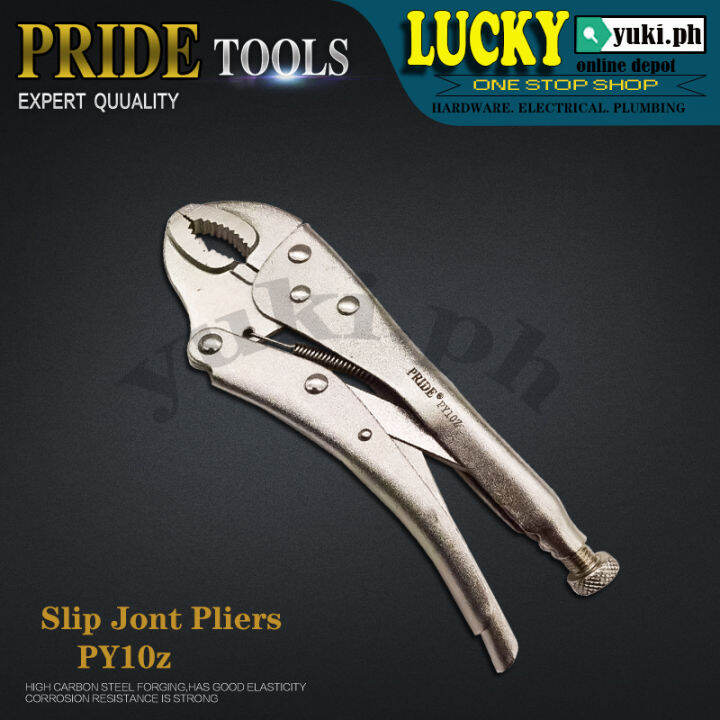 PRIDE PY10Z VISE GRIP PLIERS (SIZE: 10INCH) | Lazada PH