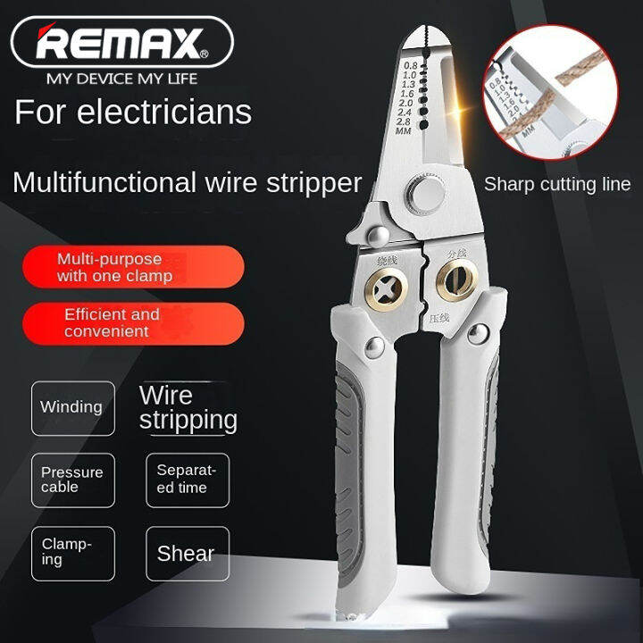 Remax 6in1 Electrician Dedicated Wire Strippers Multi-Function Splitter ...