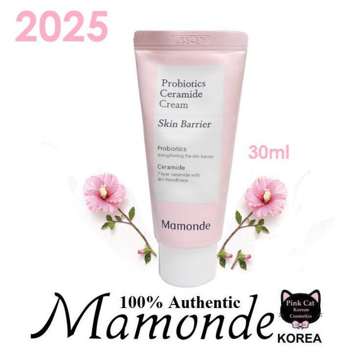 Korean Cosmetics MAMONDE Probiotics Ceramide Cream Skin Barrier 30ml ...