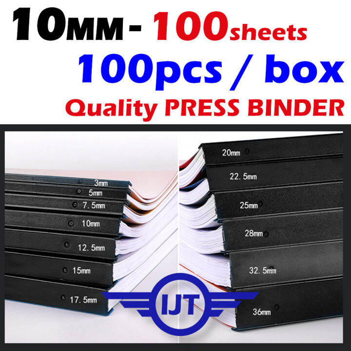 10mm Press Binder / Binding Strip / Lock Binder / Press Binding Comb ...
