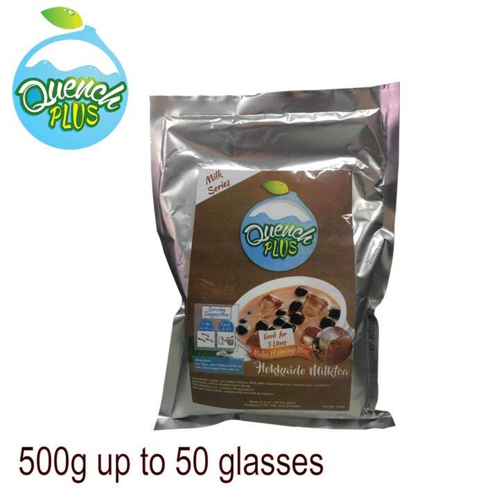 QUENCH PLUS HOKKAIDO MILK TEA (500GRAMS PACK) | Lazada PH
