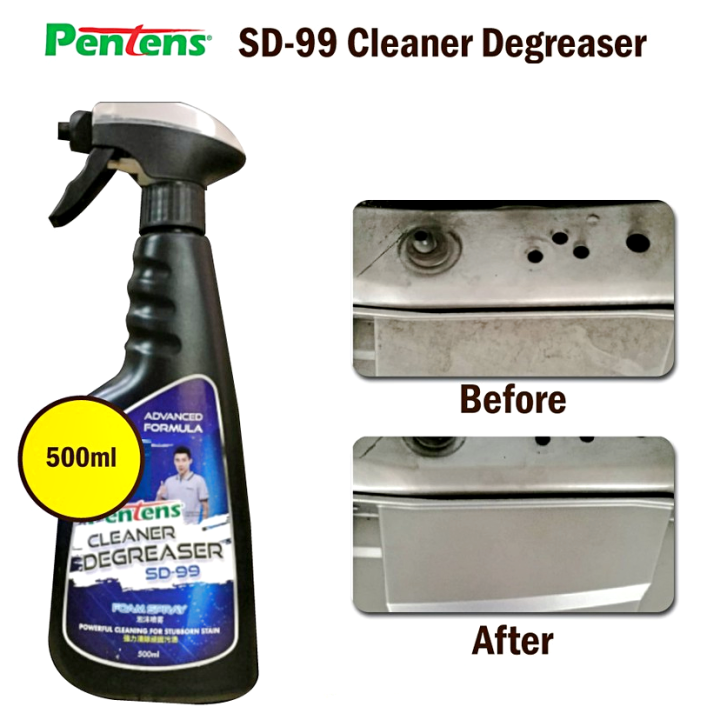 Pentens SD-99 Cleaner Degreaser Foam Spray Powerful Cleaning for ...