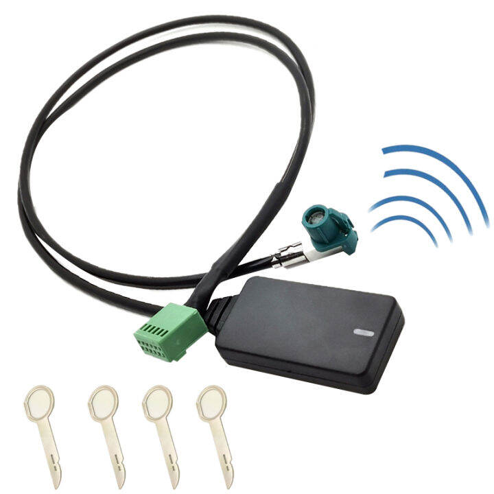 12 Pin 12v รถไร้สาย Aux Bluetooth 5 0อะแดปเตอร์อัตโนมัติฟรีบลูทูธชุด