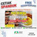 Cetak Spanduk Banner Makanan Nasi Kuning Ukuran 120x80 CM Bisa Kustom ...