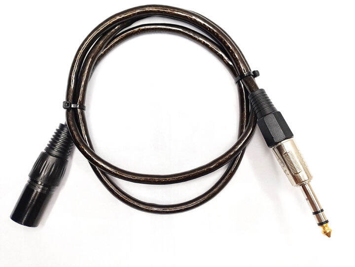 XLR MALE 3-PIN to PL55 6.35mm (1/4) STEREO TRS, BEST FOR SPEAKER AUDIO ...