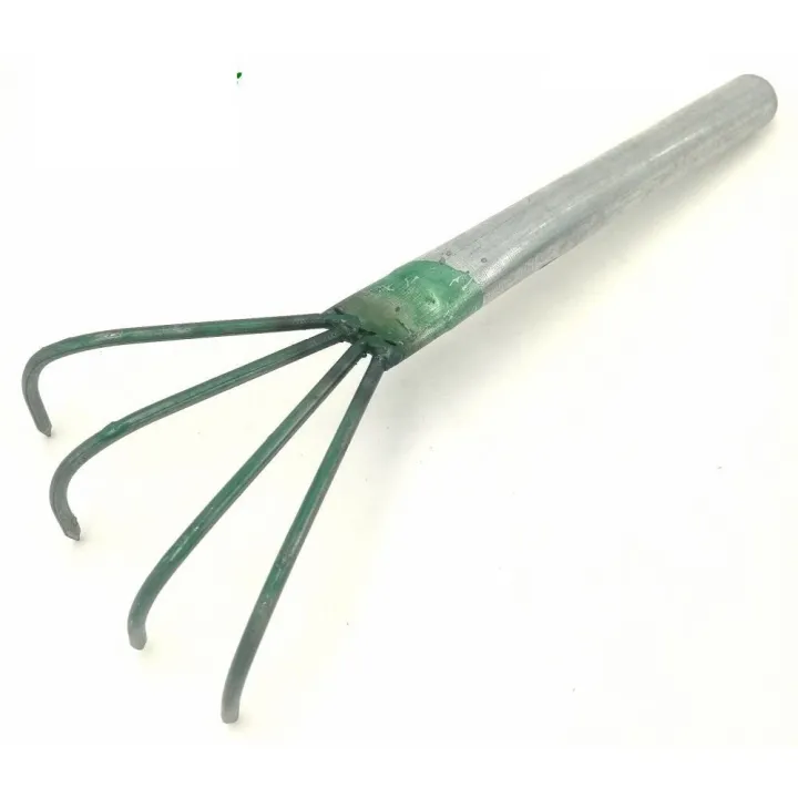 Garden Handheld Mini Soil Rake 28cm Long / Pencakar Tanah Besi | Lazada